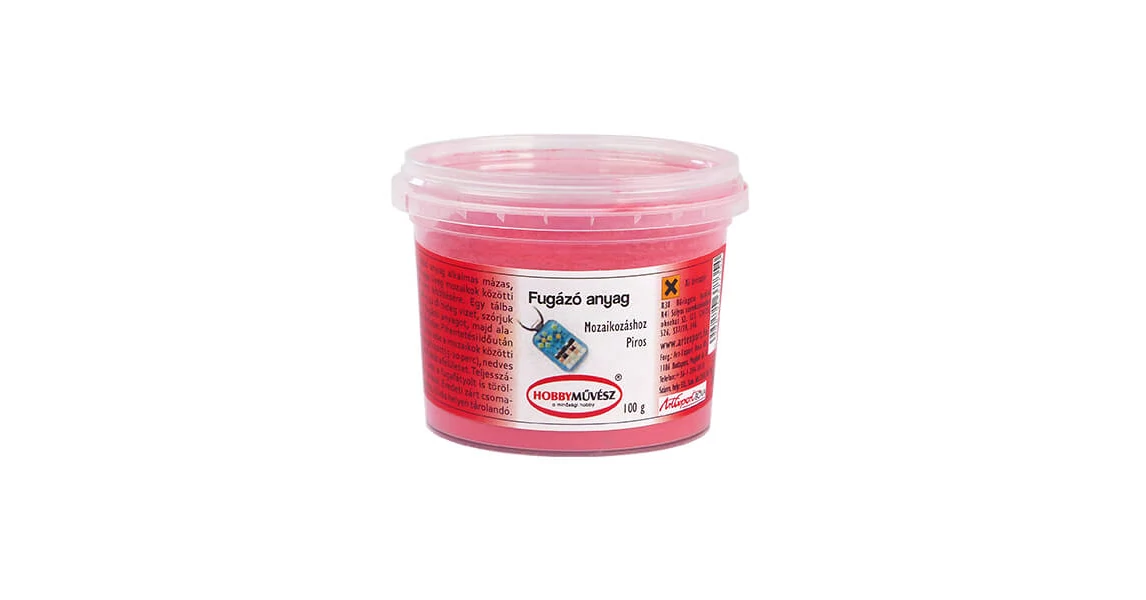 Mozaik fugázó anyag, 100 g - piros - a legjobb minőségben ...