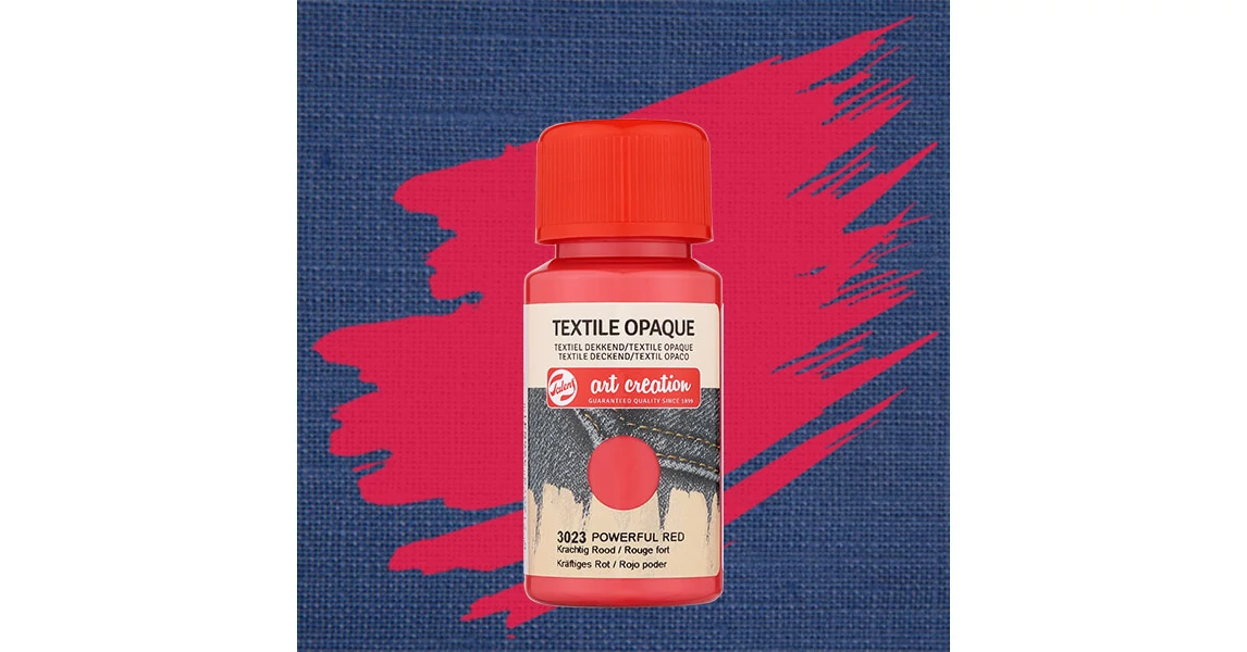 Art Creation textilfesték sötét anyagra - 3023 Powerful red opaque - a ...