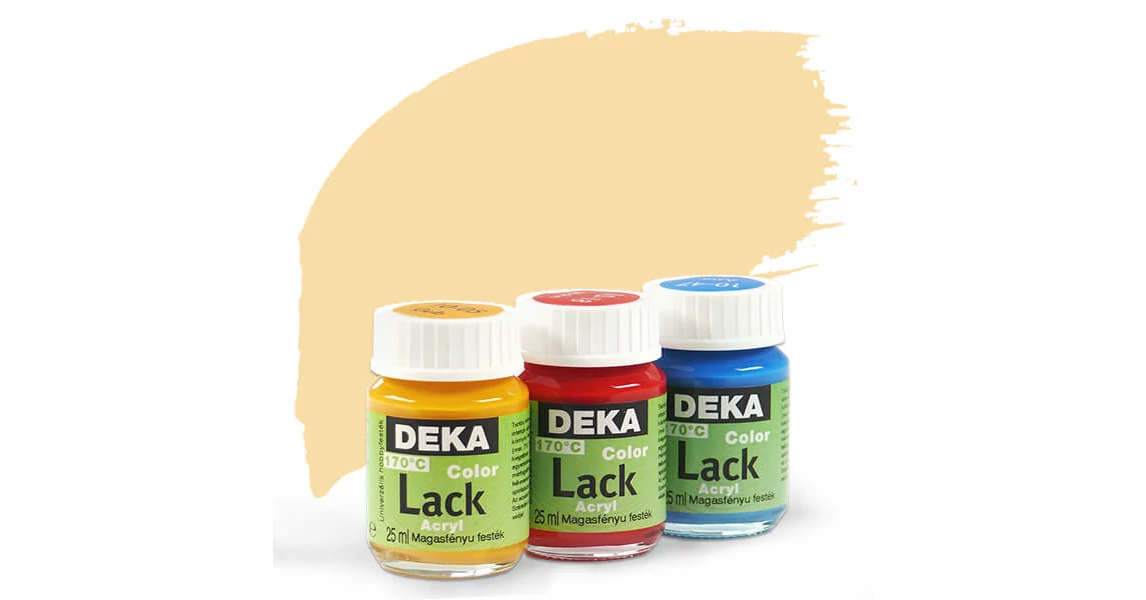Deka Color Lack fényes akrilfesték 25 ml - 11 krém - a legjobb ...