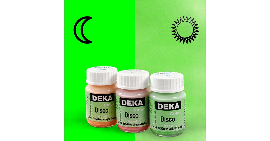 Deka Color Disco sötétben világító festék - 64 zöld - a legjobb ...