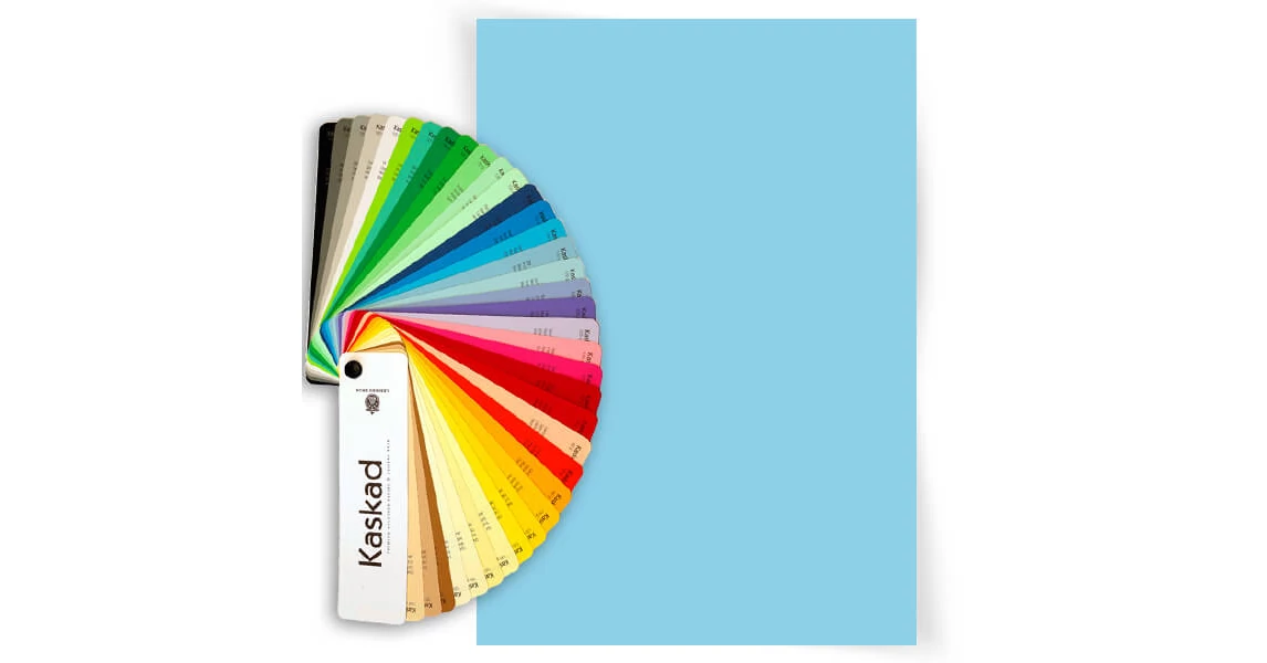 Kaskad színes fénymásolópapír, A/4, 80 g - 72, azúrkék, Merlin blue - a ...