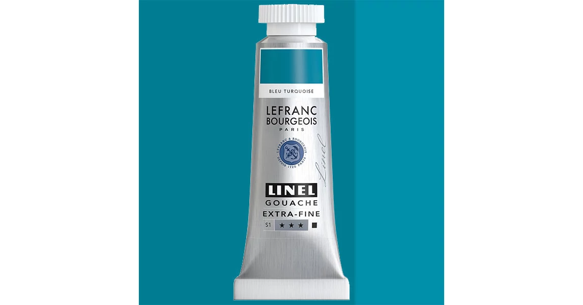 L&B Linel extra fine gouache festék, 14 ml - 050, turquoise blue - a ...