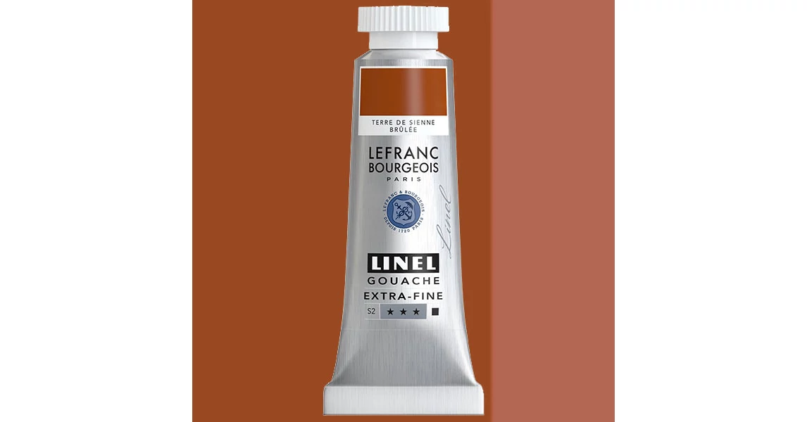 L&B Linel extra fine gouache festék, 14 ml - 481, burnt sienna - a ...