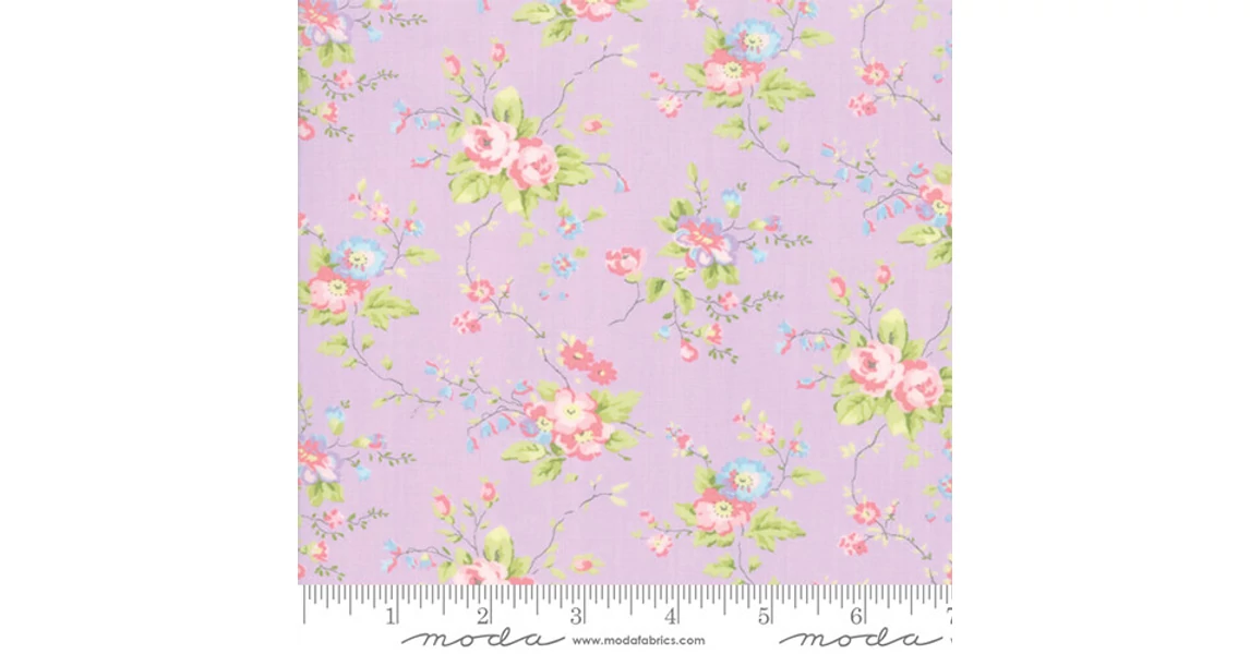 Patchwork anyag - Moda - Finnegan by Brenda Riddle 18680-15 lilac ...