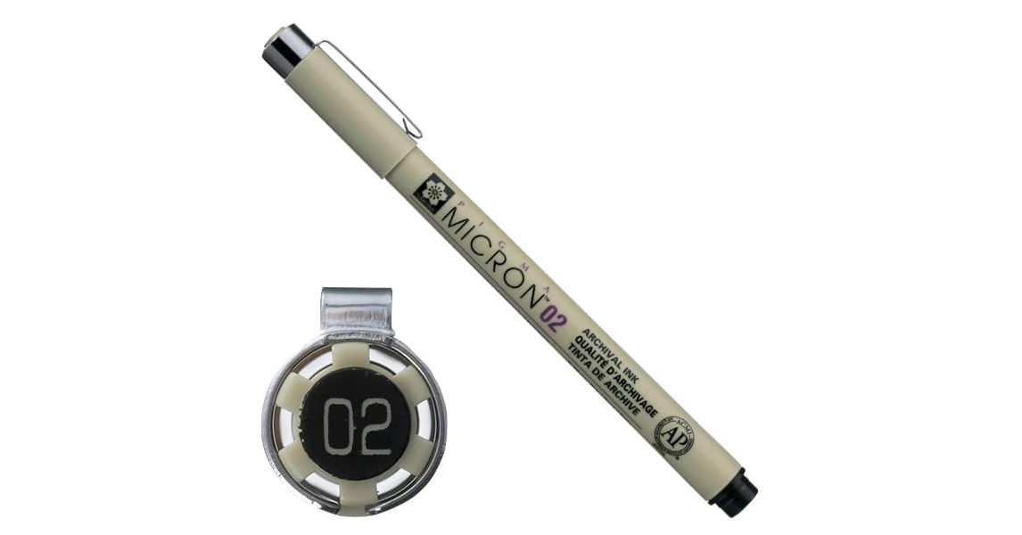 Sakura Pigma Micron 02 műszaki rajztoll, 0,3 mm - fekete - a legjobb ...