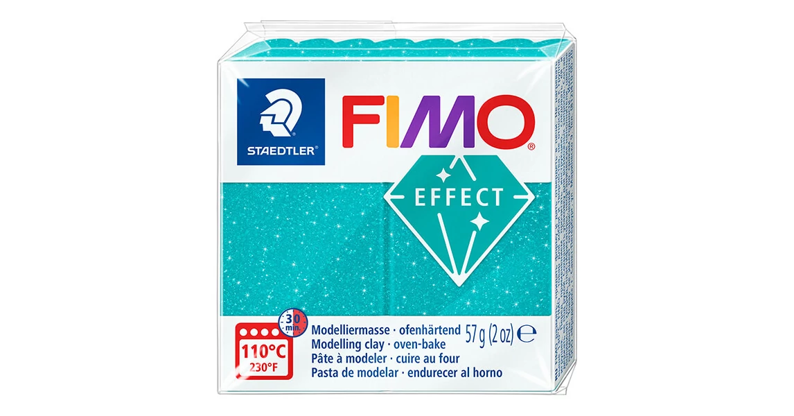 FIMO Effect süthető gyurma, 57 g - galaxis türkiz (8010-392) - a ...