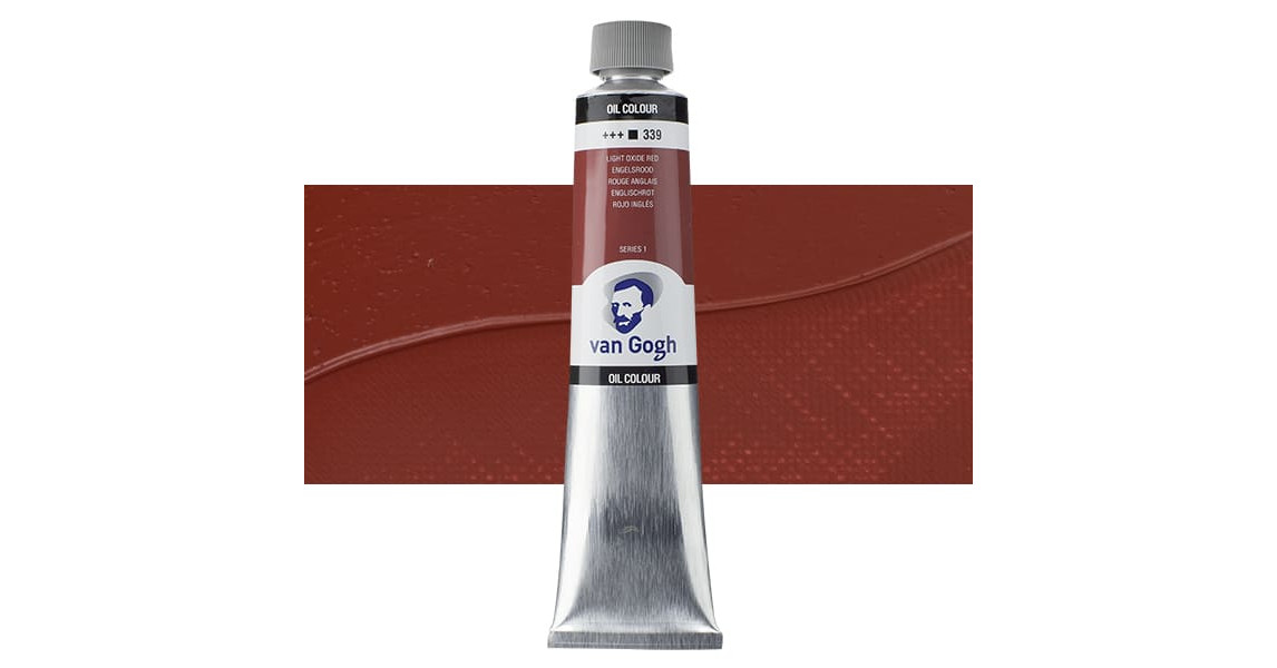 Talens Van Gogh olajfesték, 200 ml - 339, light oxide red - a legjobb minőségben - muveszellato.com