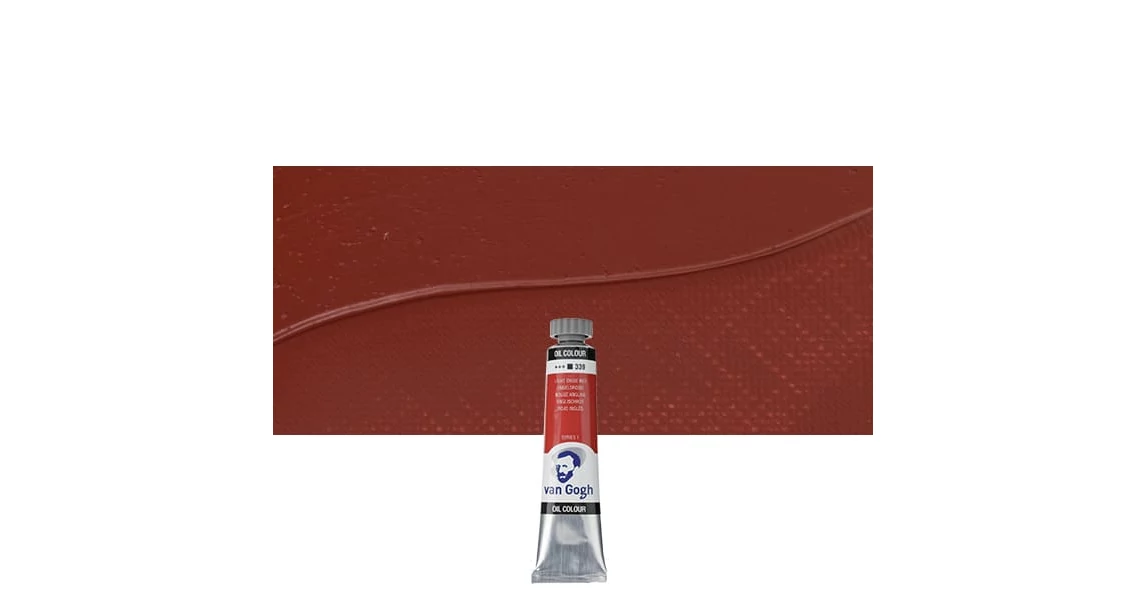 Talens Van Gogh olajfesték, 20 ml - 339, light oxide red - a legjobb minőségben - muveszellato.com