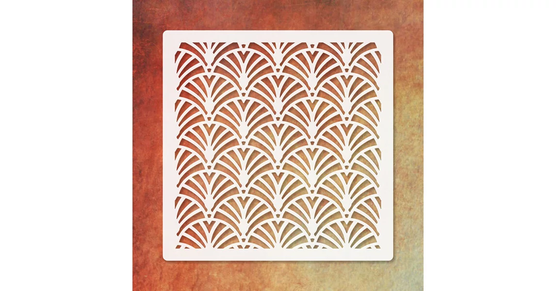 Texturáló 3D stencil, 9,5x9,5 cm - 008 - a legjobb minőségben - muveszellato.com