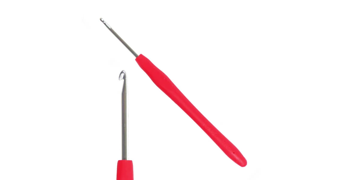 Horgolótű fonalhoz ergonomikus szilikon nyéllel, DMC - 3,5 mm - a ...