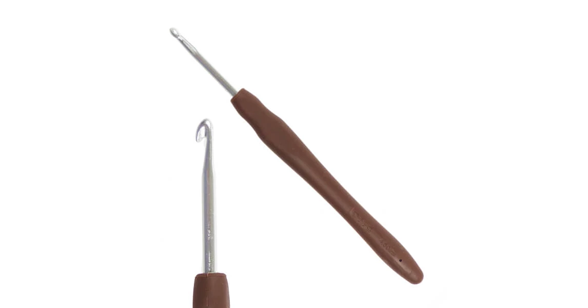 Horgolótű fonalhoz ergonomikus szilikon nyéllel, DMC - 4,5 mm - a ...