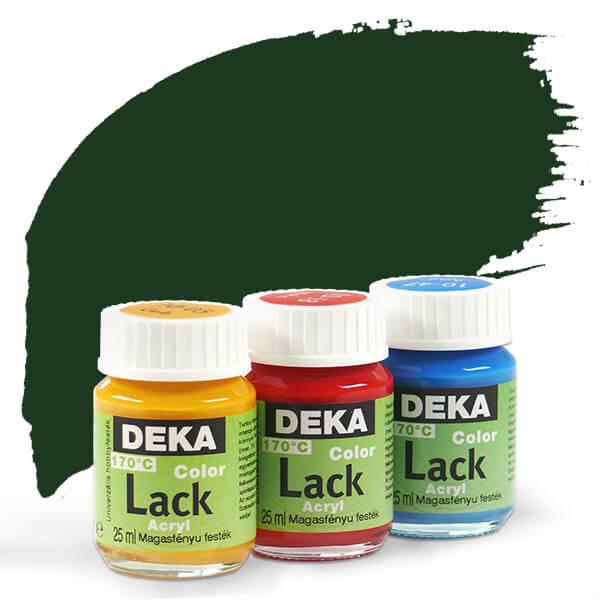 Deka Color Lack fényes akrilfesték 25 ml - 66 fenyőzöld - a legjobb ...
