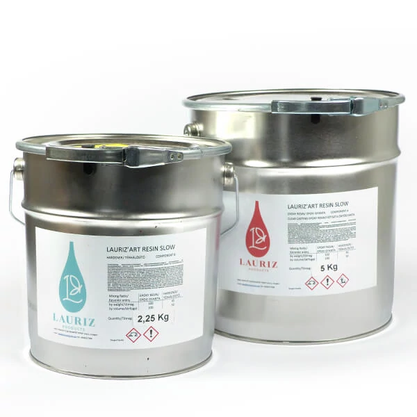 Műgyanta, kétkomponensű epoxi gyanta, Lauriz'Art Resin Slow, 5000+2250 ...